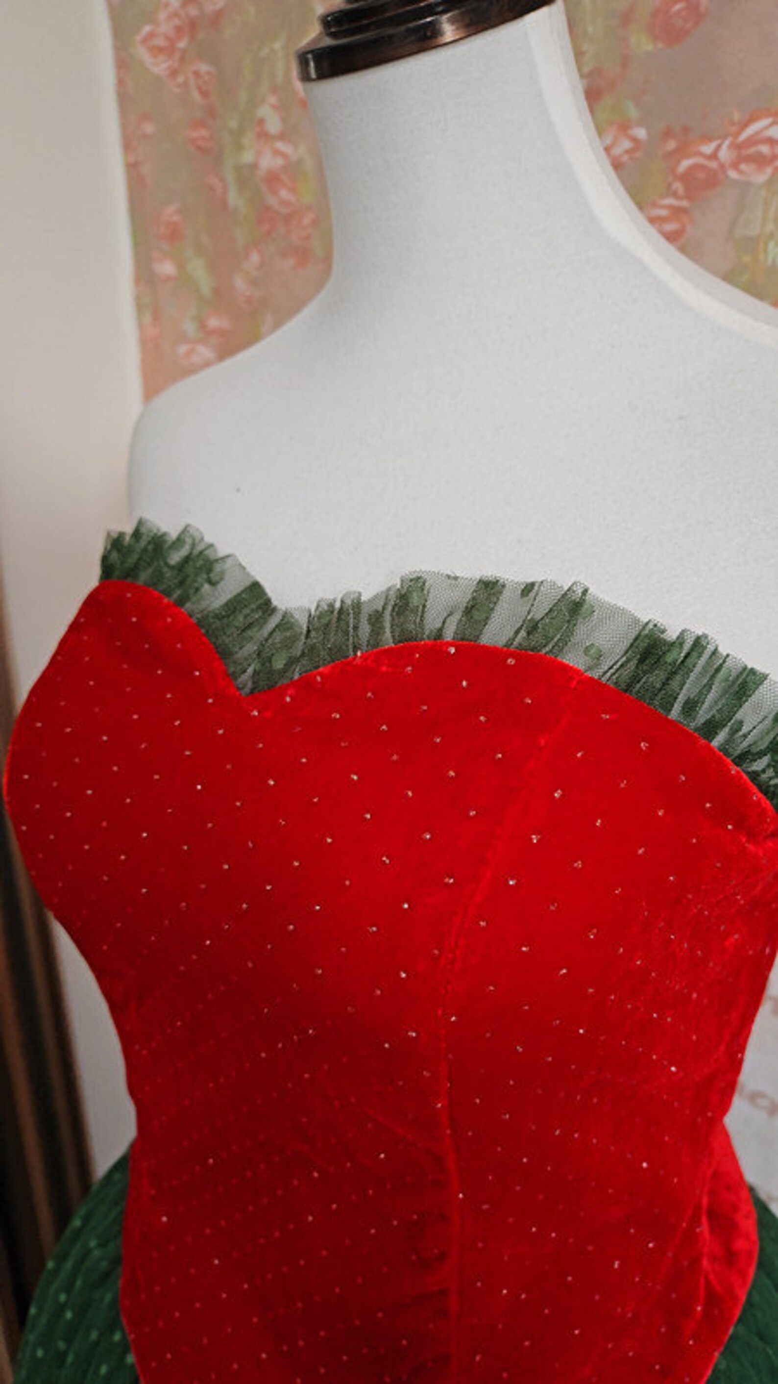 Red Green Martha May Whovier Cosplay Costume Christmas Dress - Etsy
