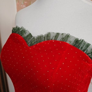 Red Green Martha May Whovier Cosplay Costume Christmas Dress - Etsy