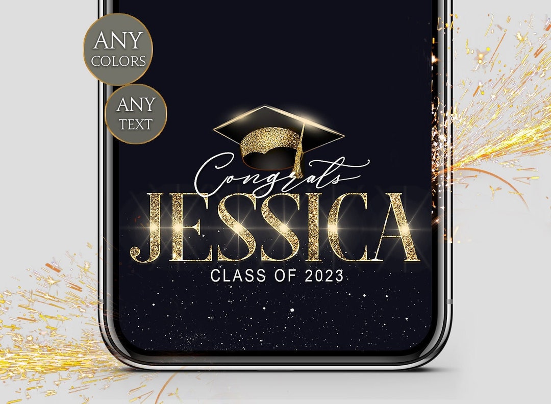 Graduation Party Snapchat, Instagram & Facebook Filter, Class 0f 2023 ...