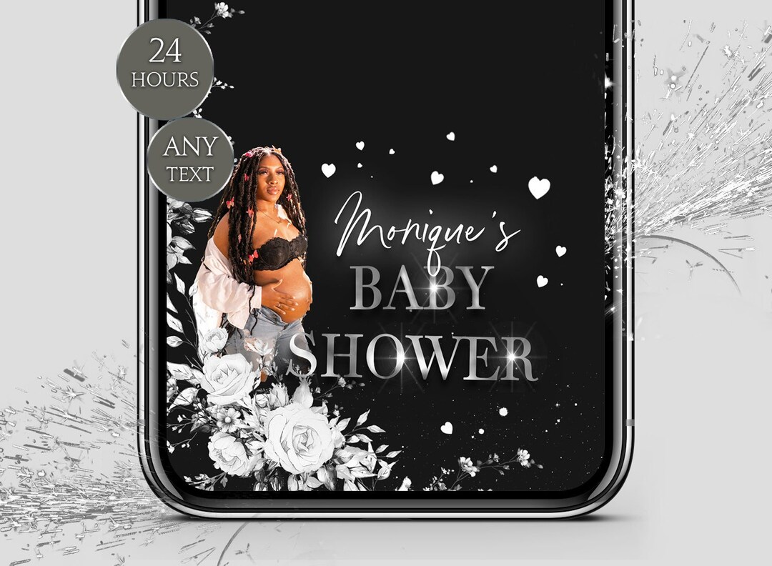 Baby Shower Snapchat Filter, Instagram Story and Facebook Overlay ...