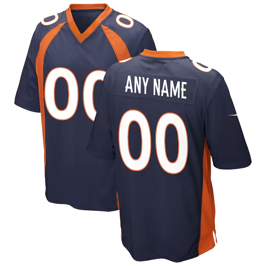 Custom Denver Jersey Football Custom Football Personalized - Etsy