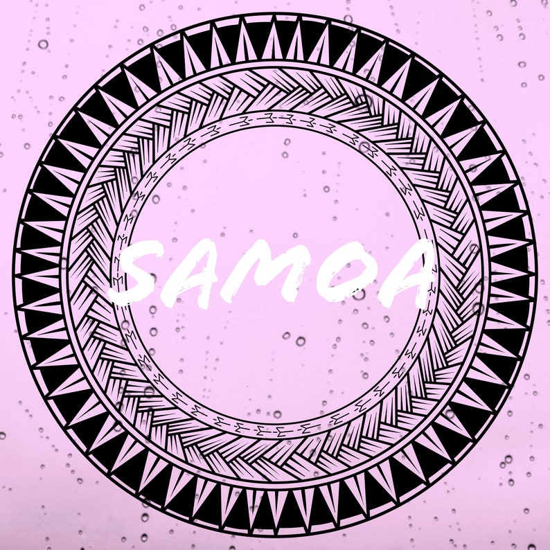 Samoan Circle Pattern - Etsy