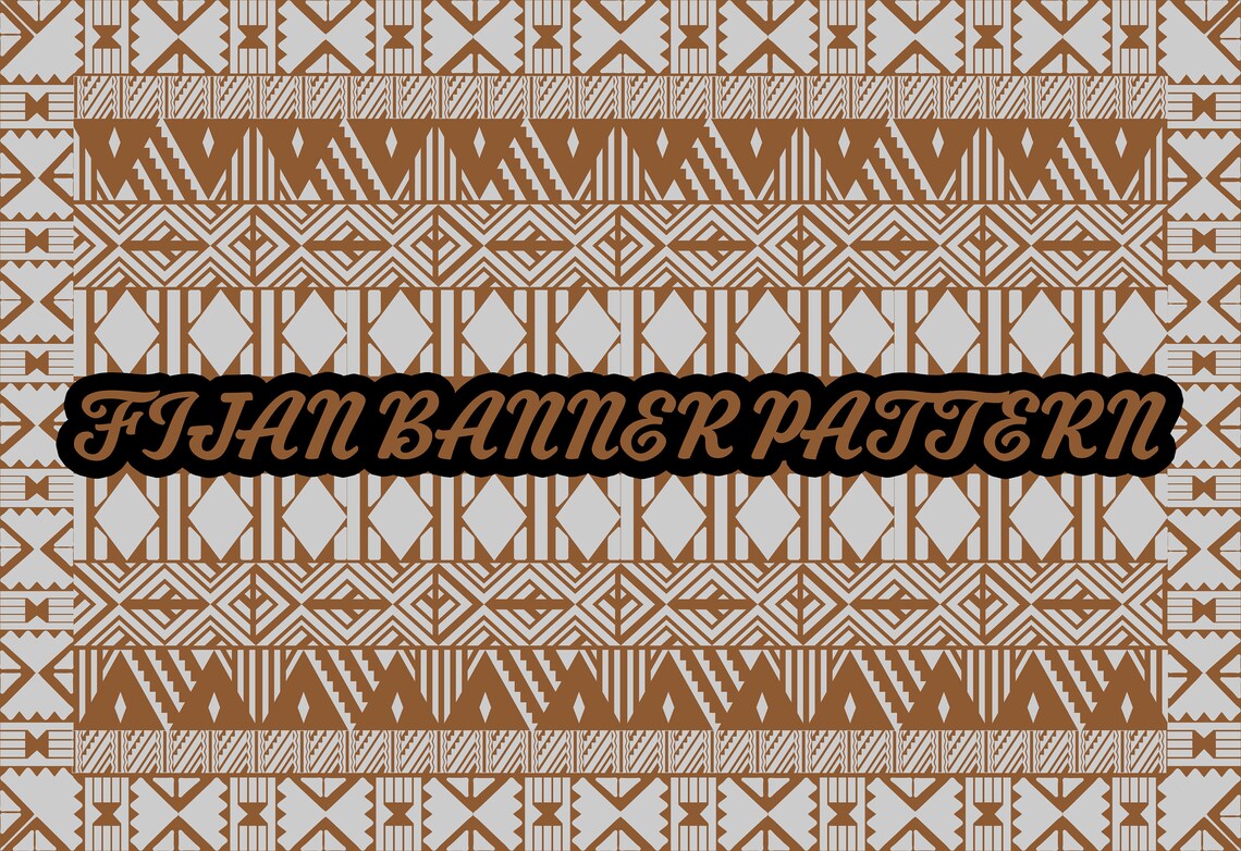 FIJIAN BANNER PATTERN - Etsy
