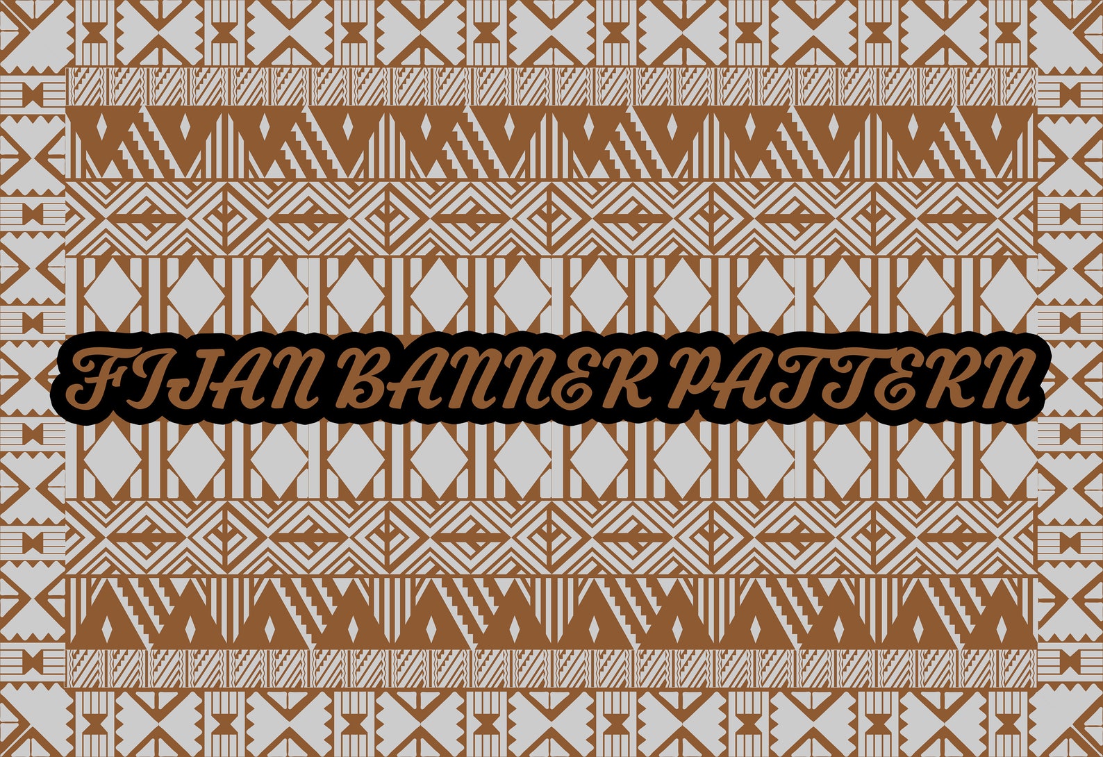 FIJIAN BANNER PATTERN - Etsy