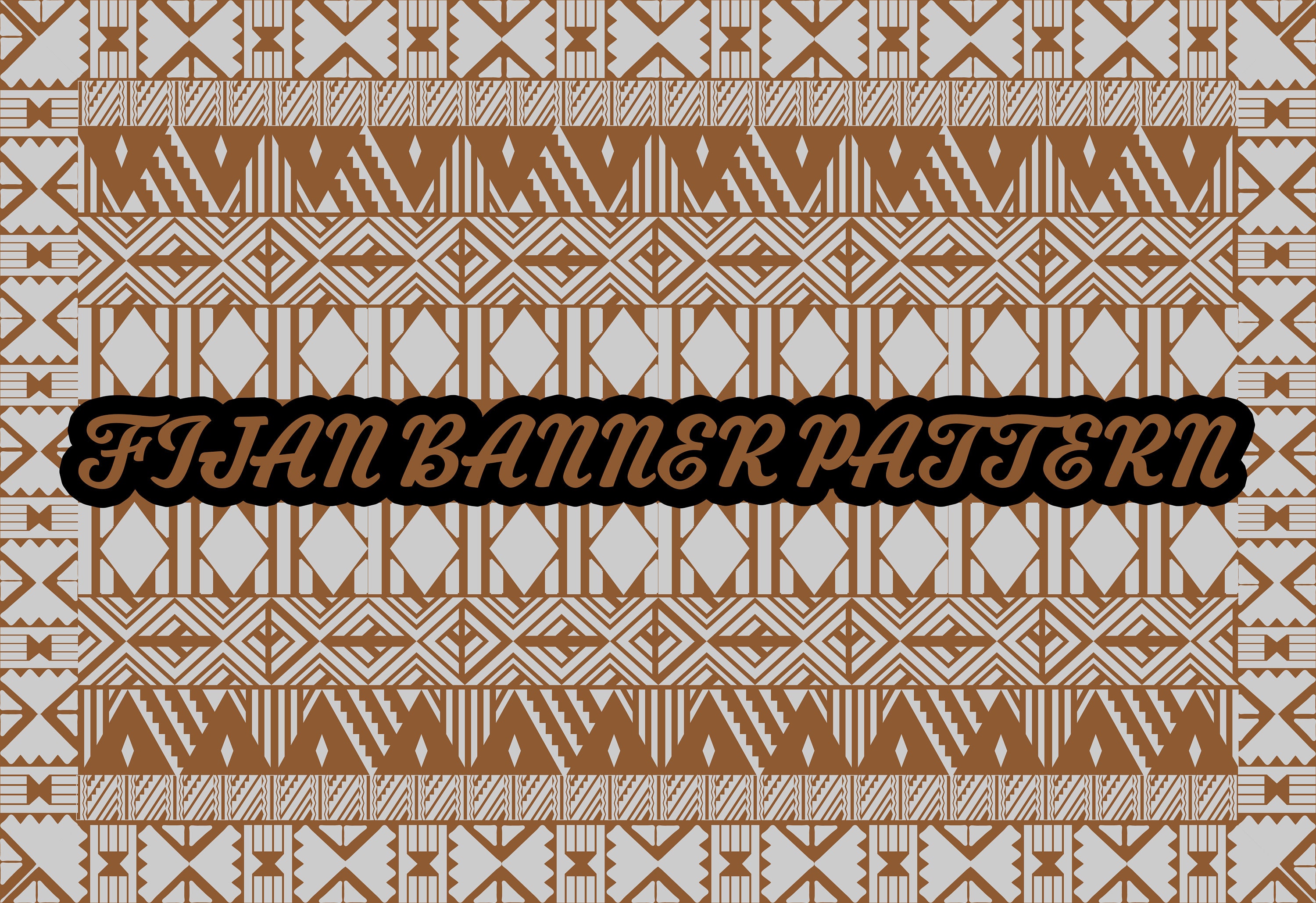 FIJIAN BANNER PATTERN - Etsy