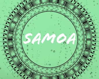 Samoan Circle Pattern Design - Etsy
