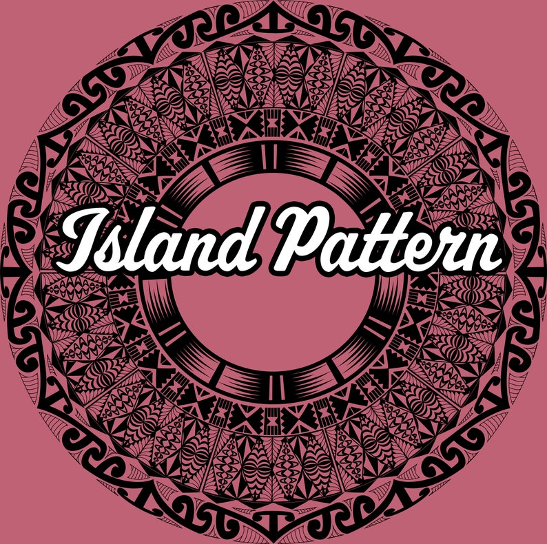 ISLAND CIRCLE PATTERN - Etsy