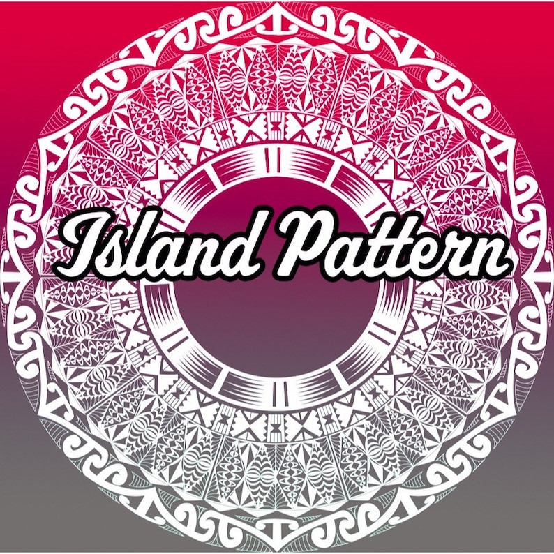 ISLAND CIRCLE PATTERN - Etsy