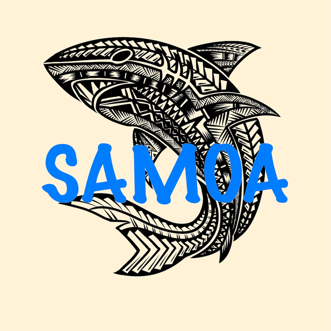 SAMOAN SHARK PATTERN - Etsy