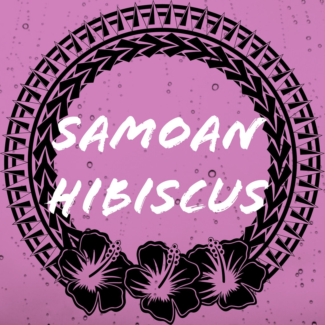 Samoan Hibiscus Circle Patterns - Etsy