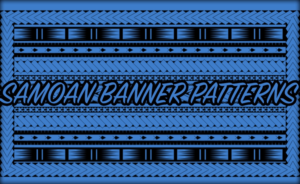 Samoan Banner Patterns - Etsy