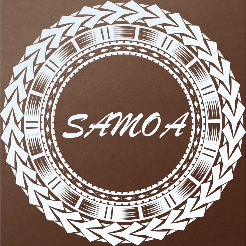 SAMOAN CIRCLE PATTERN - Etsy