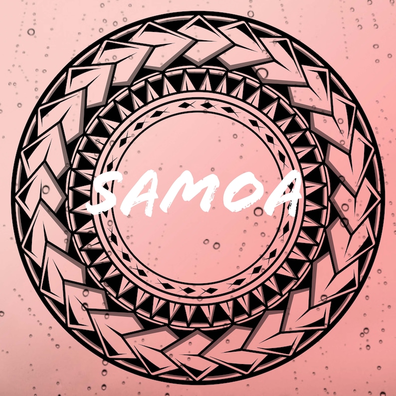 Samoan Circle Pattern - Etsy