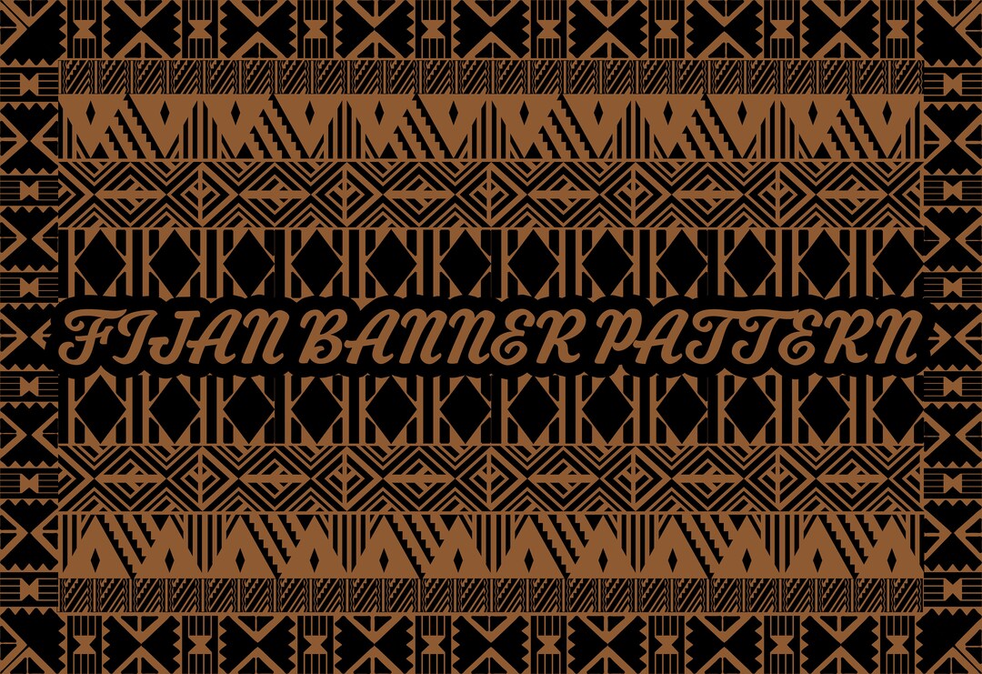 FIJIAN BANNER PATTERN - Etsy