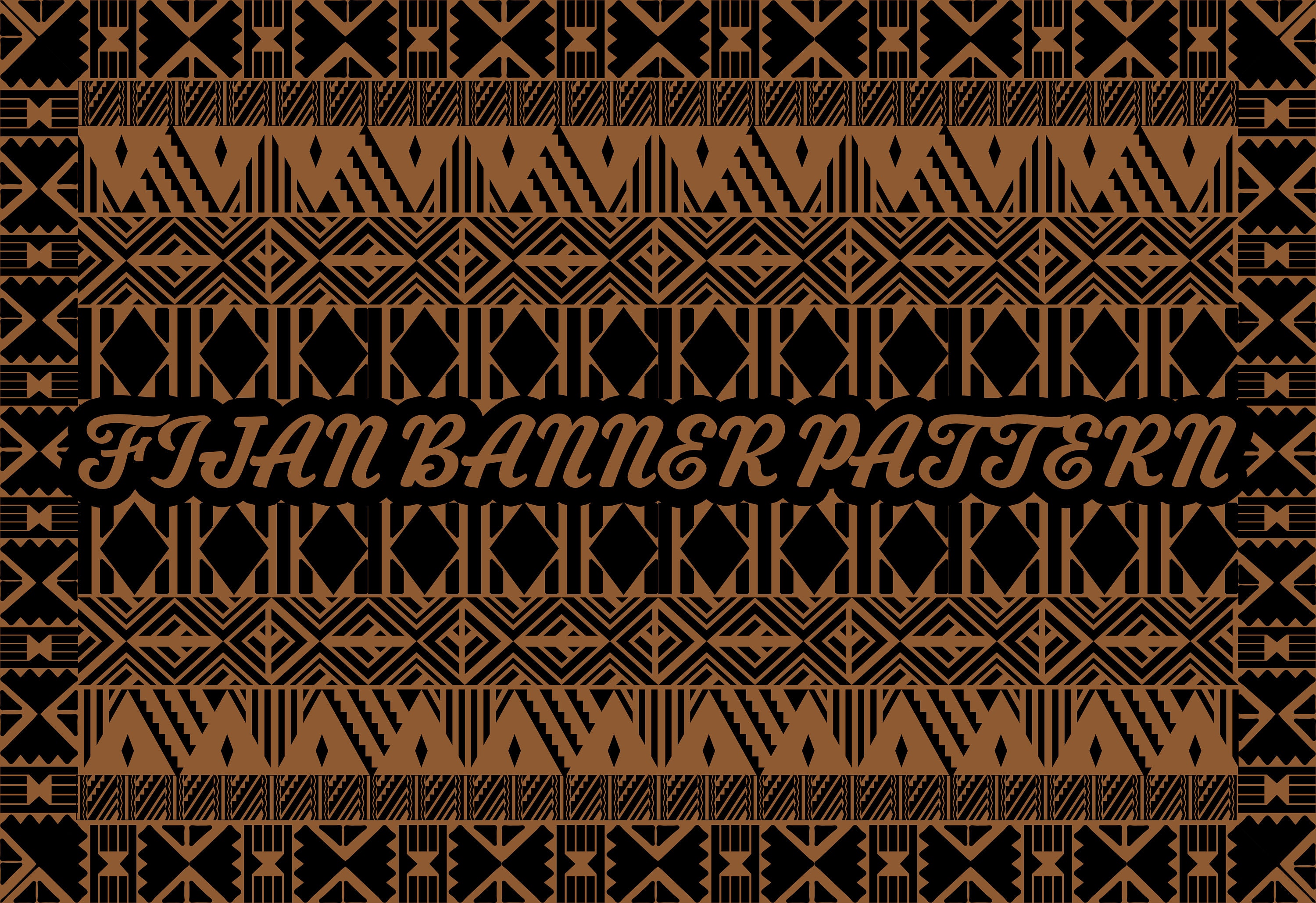 FIJIAN BANNER PATTERN - Etsy