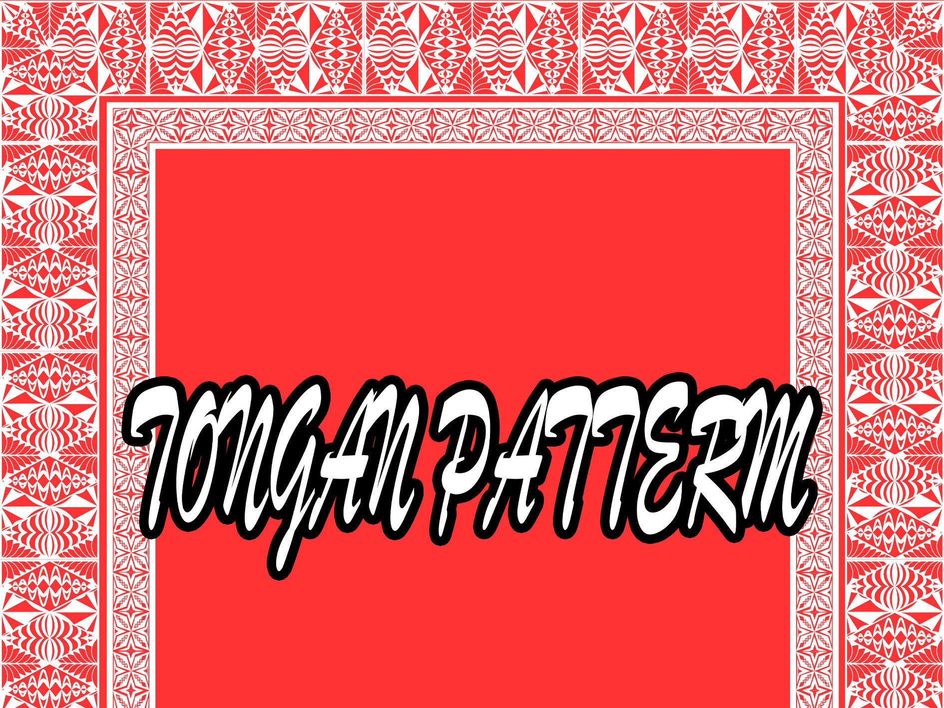 TONGAN SQUARE PATTERN - Etsy