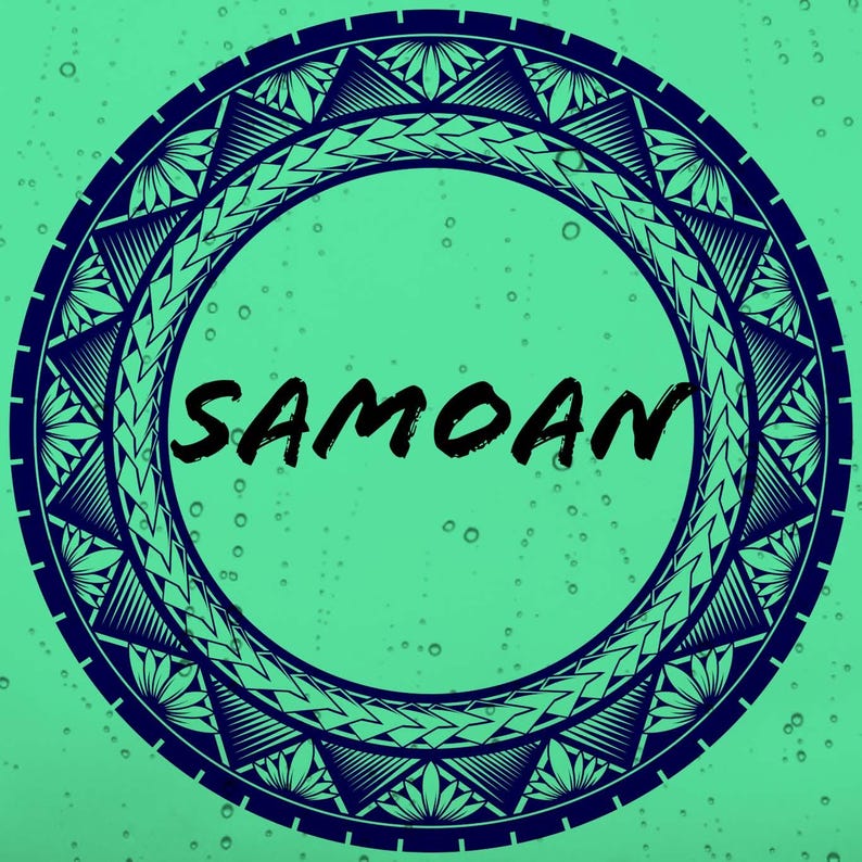 Samoan Circle Patterns - Etsy