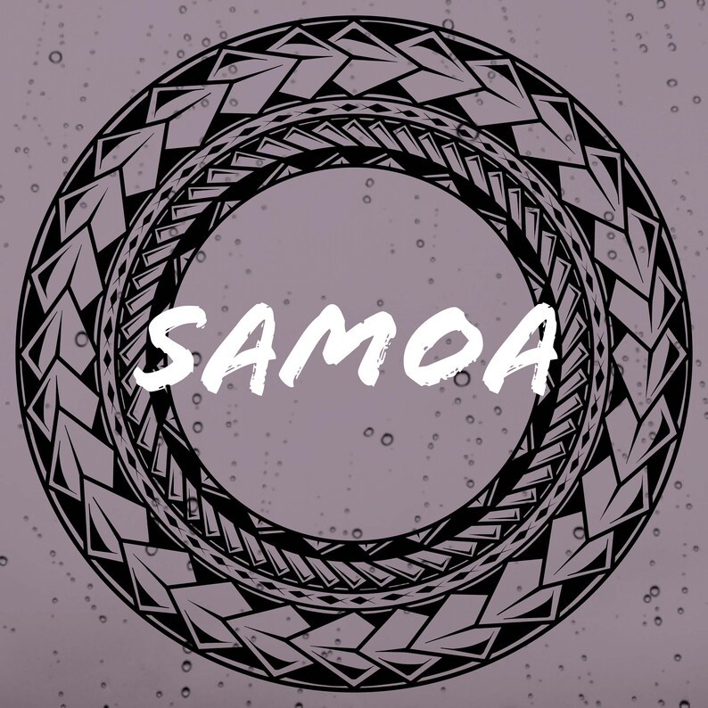 Samoan Circle Pattern - Etsy
