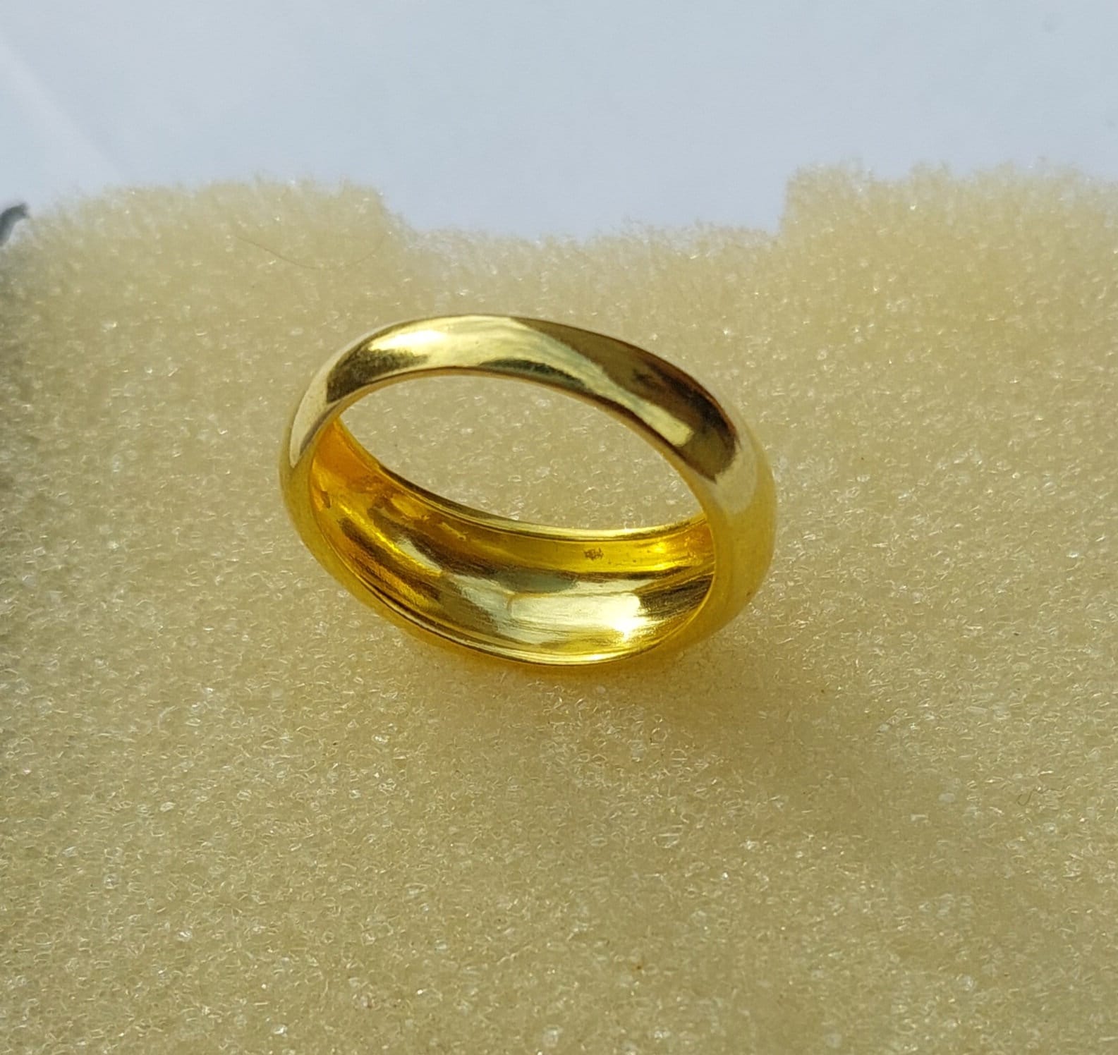 Gold Dome Ring, Dome Bend, Ring Jewelry, Handmade Ring, Best Gifts - Etsy