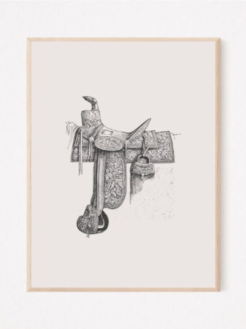 Neutral Western Wall Prints Modern Farmhouse Decor Cowboy - Etsy
