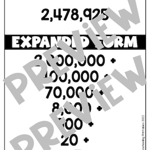 Number Forms Worksheets - Etsy