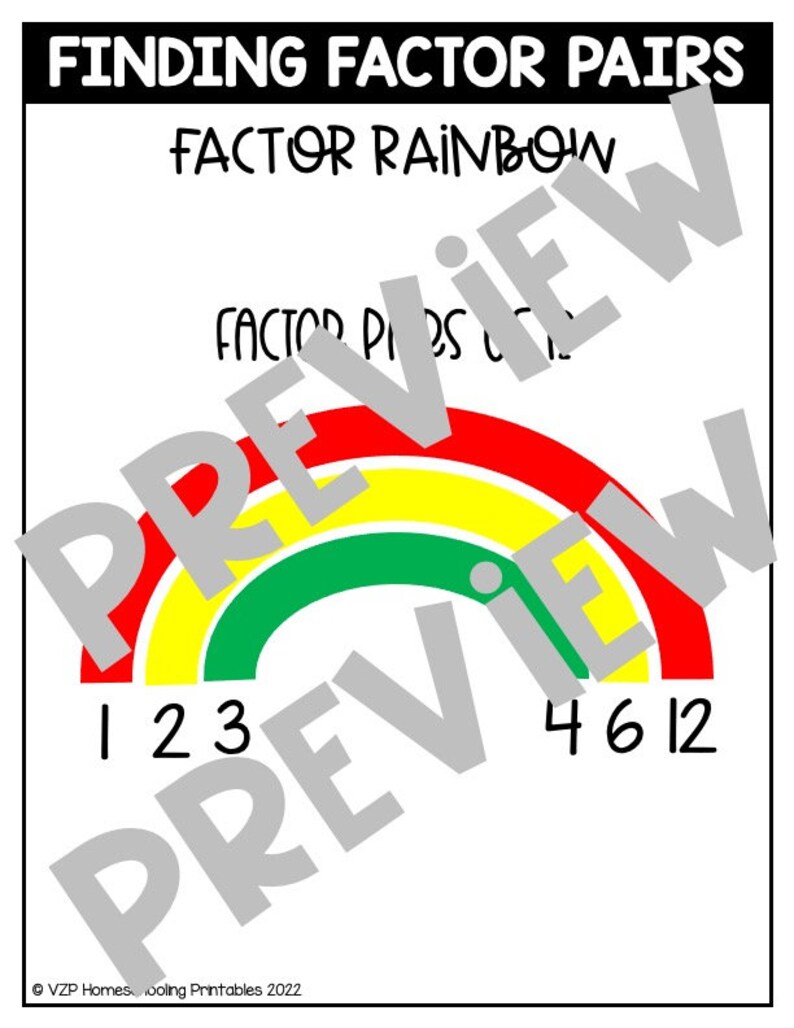 Factors and Multiples Worksheet - Etsy