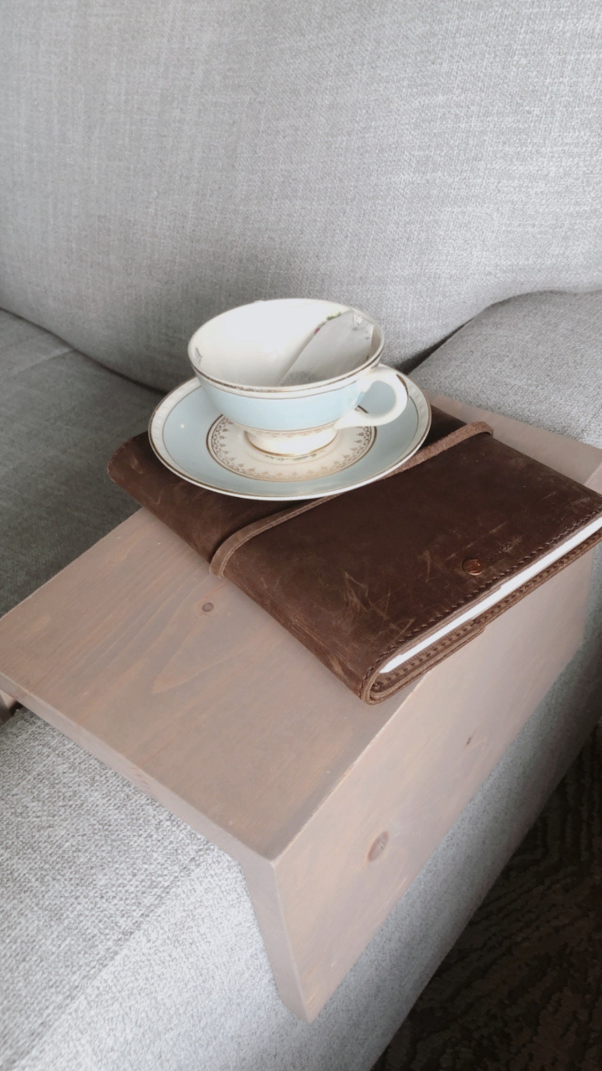 Wood Sofa/couch Arm Table - Etsy