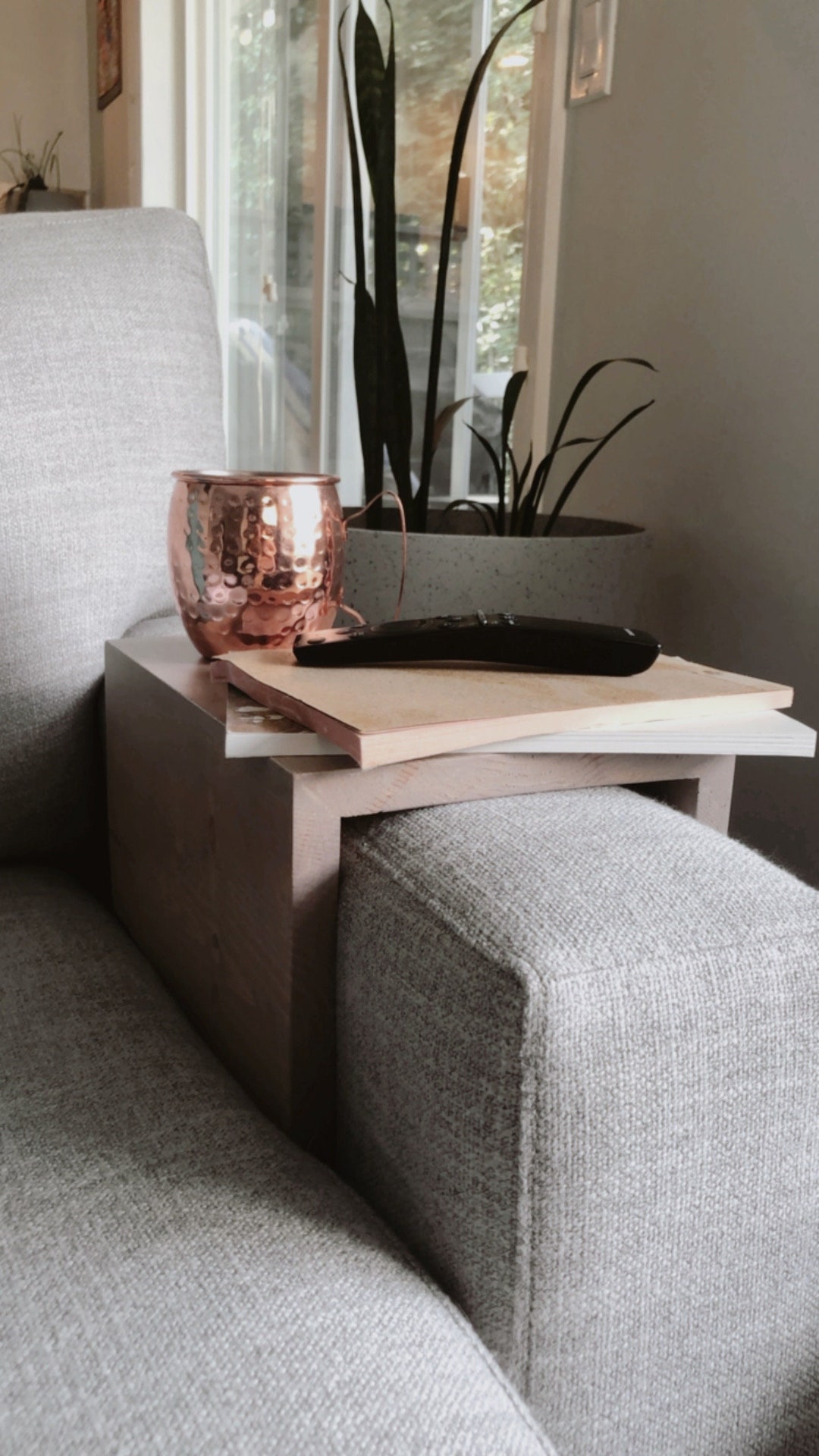 Wood Sofa/couch Arm Table - Etsy