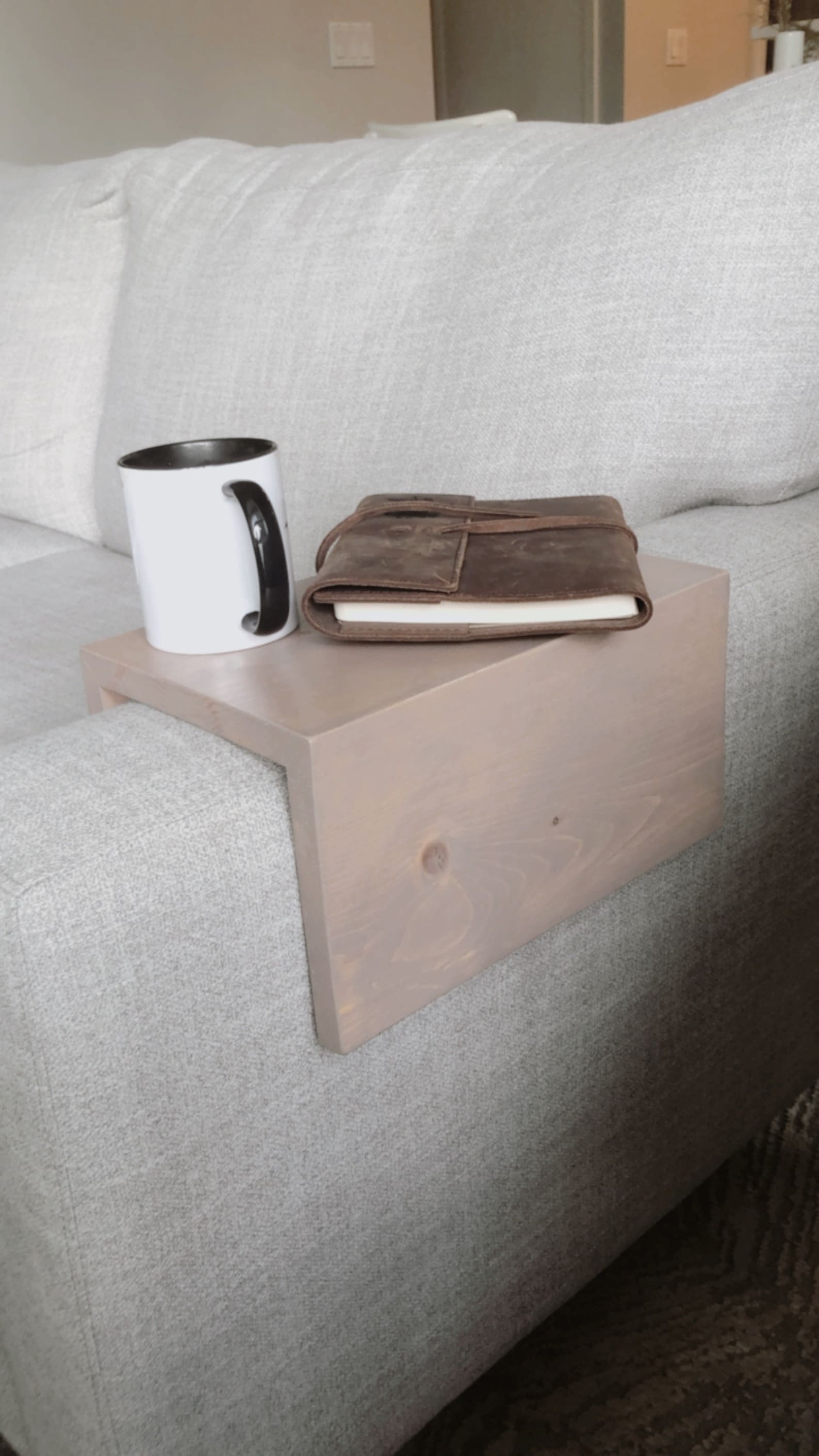 Wood Sofa/couch Arm Table - Etsy