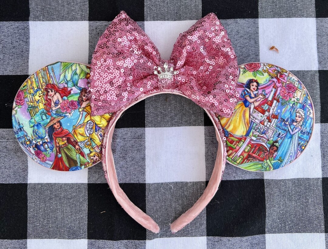 Disney Princess Mouse Ears Disney Inspired - Etsy