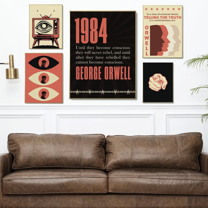 1984 George Orwell Poster - Etsy