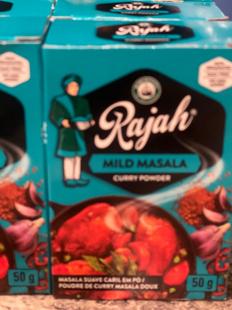 Rajah Curry 50 Grams - Etsy