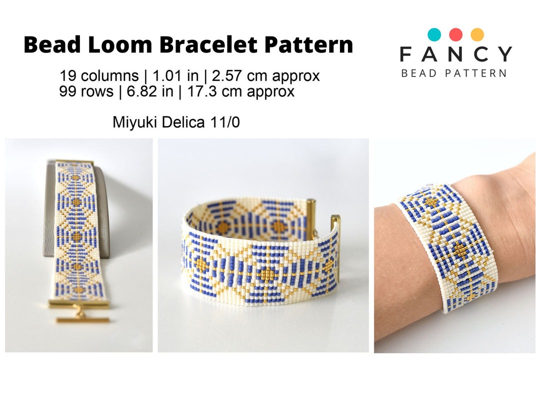 Bead Loom Pattern, Loom Bracelet Pattern, Bead Loom Bracelet Pattern ...