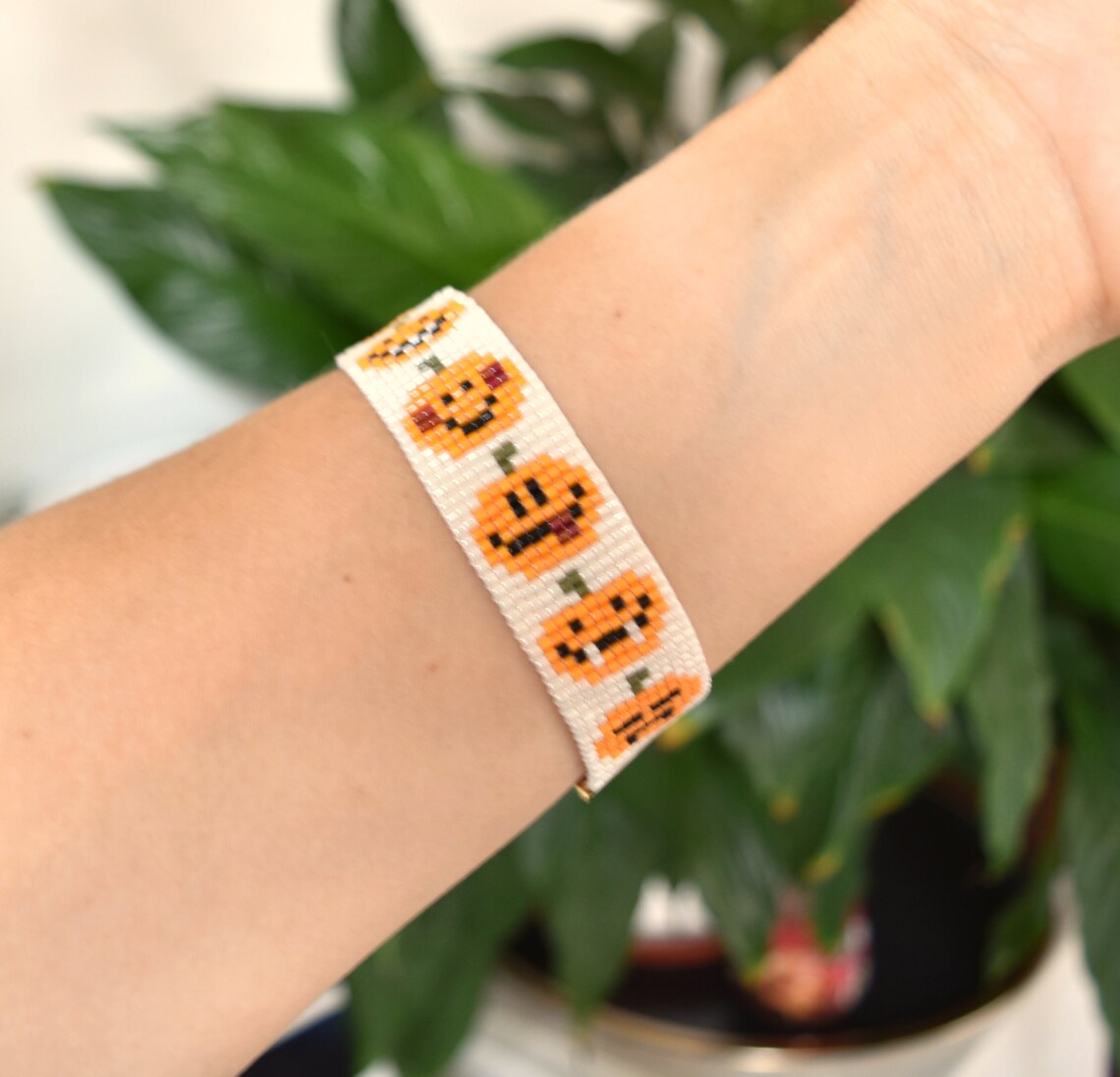 Halloween Pattern Bead Loom Pattern Loom Bracelet Pattern - Etsy