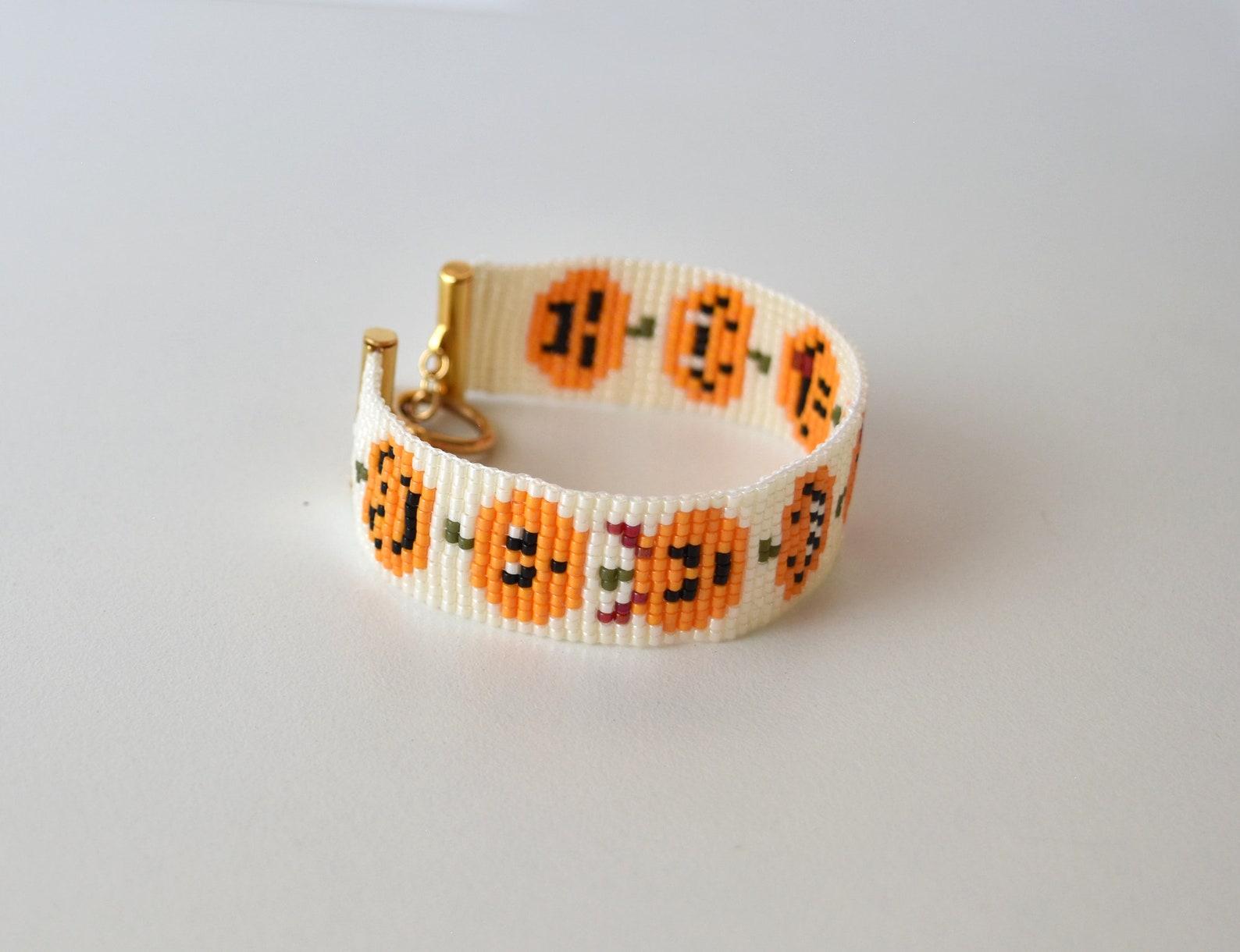 Halloween Pattern Bead Loom Pattern Loom Bracelet Pattern - Etsy