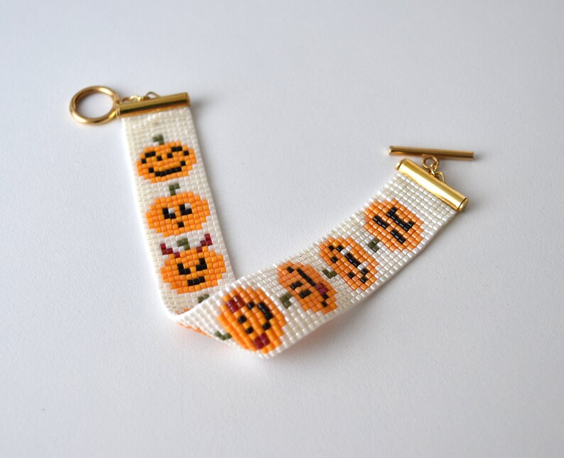 Halloween Pattern Bead Loom Pattern Loom Bracelet Pattern - Etsy