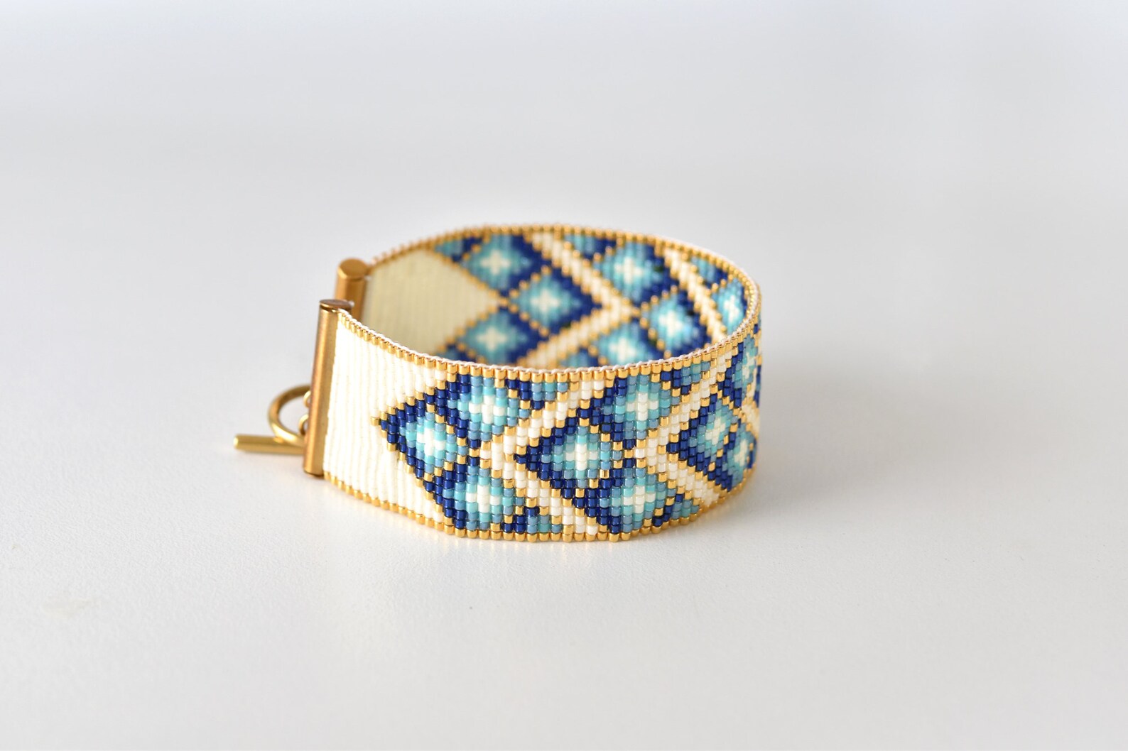 Bead Loom Pattern, Loom Bracelet Pattern, Seed Bead Loom Bracelet, Bead ...