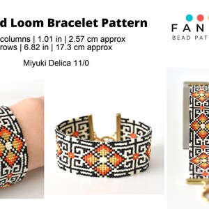 Bead Loom Pattern, Square Stitch Beading Pattern, Loom Bead Pattern ...