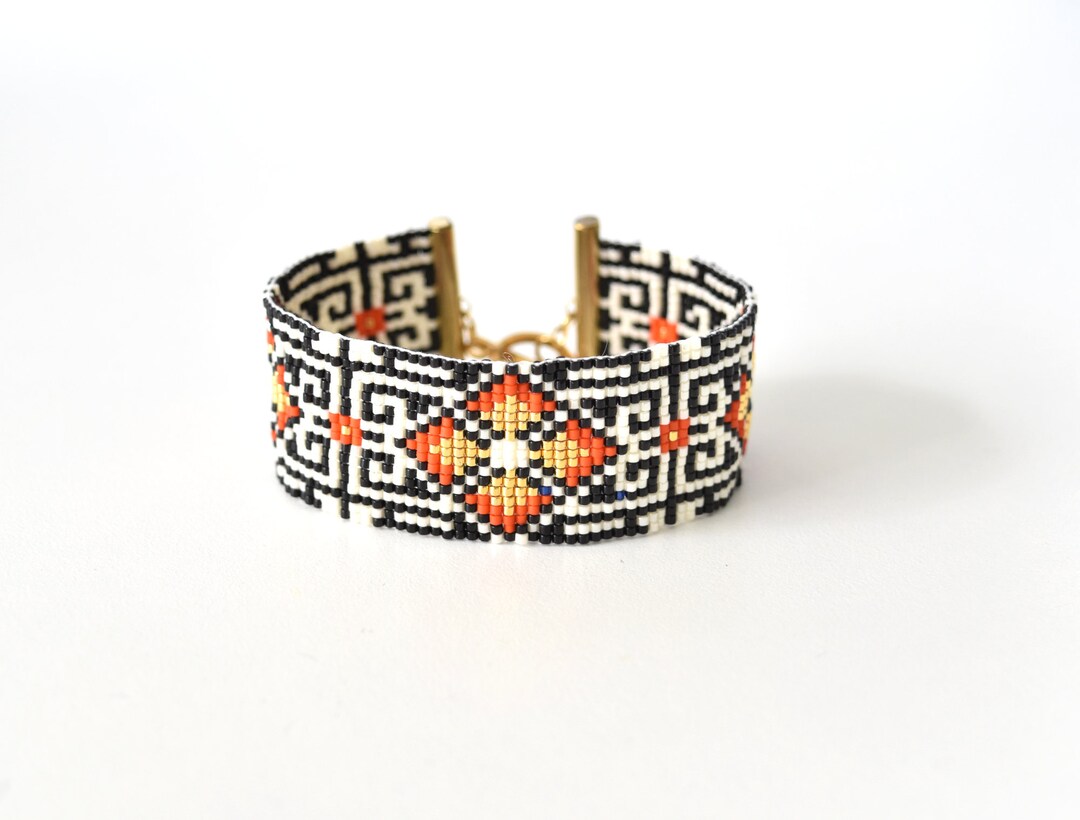 Bead Loom Pattern, Square Stitch Beading Pattern, Loom Bead Pattern ...