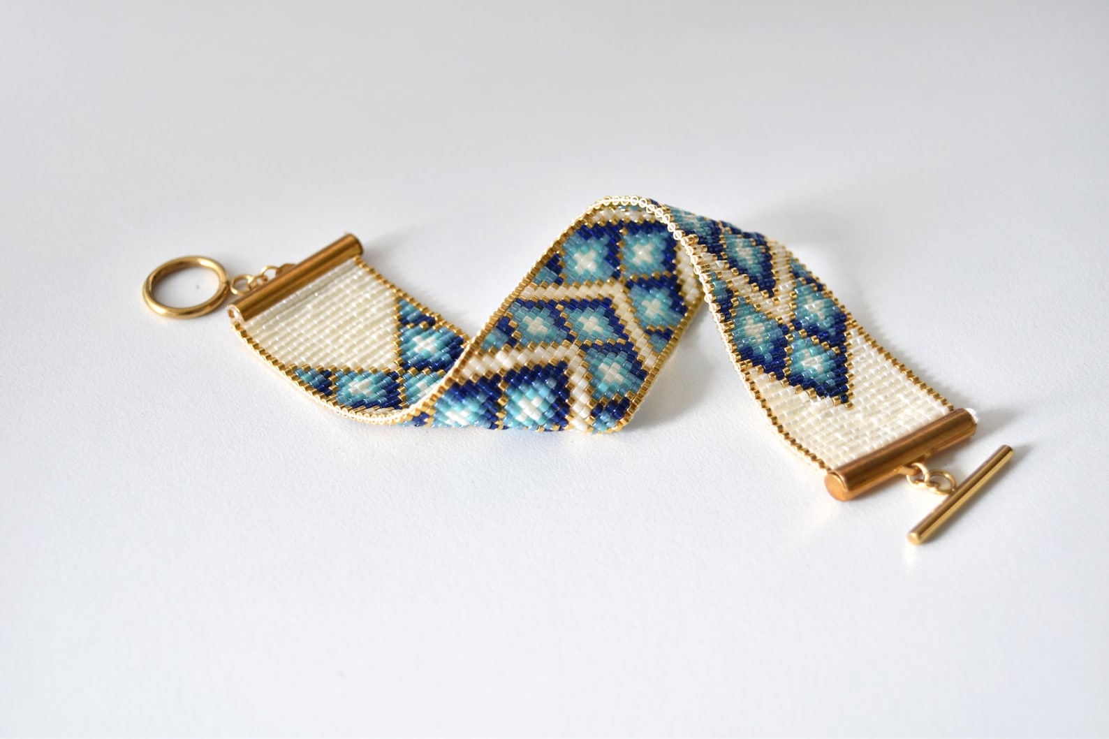 Bead Loom Pattern, Loom Bracelet Pattern, Seed Bead Loom Bracelet, Bead ...