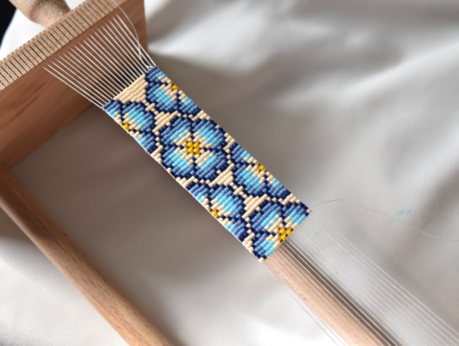 Loom Bracelet Pattern Bead Loom Bracelet Pattern Flower Bead - Etsy