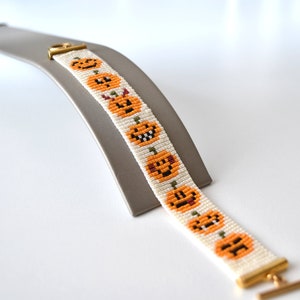 Halloween Pattern, Bead Loom Pattern, Loom Bracelet Pattern, Bead Loom ...