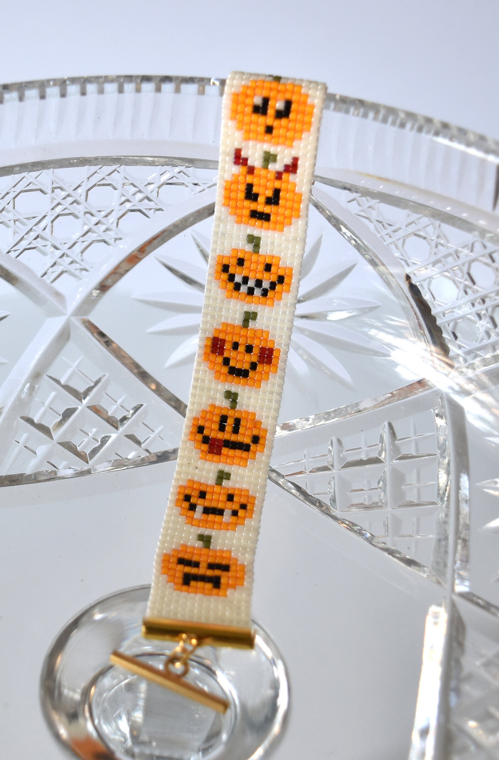 Halloween Pattern Bead Loom Pattern Loom Bracelet Pattern - Etsy