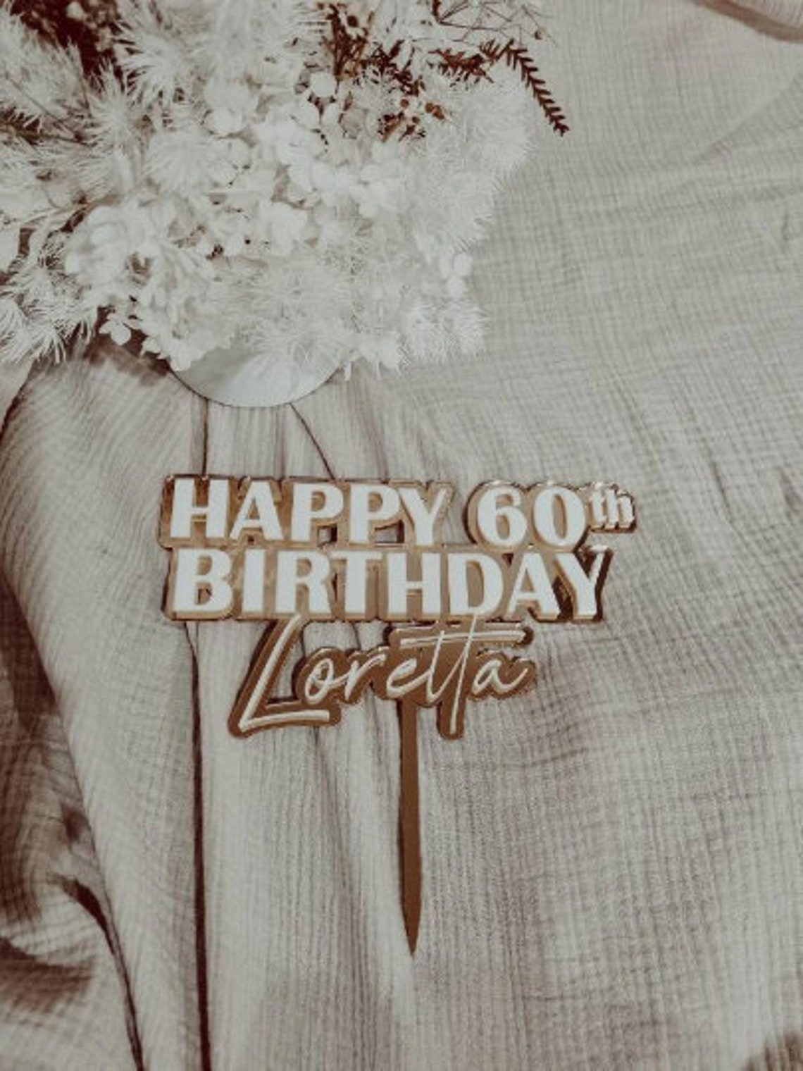 Double Layer Cake Topper, Funny Cake Topper, Custom Cake Topper, Modern ...