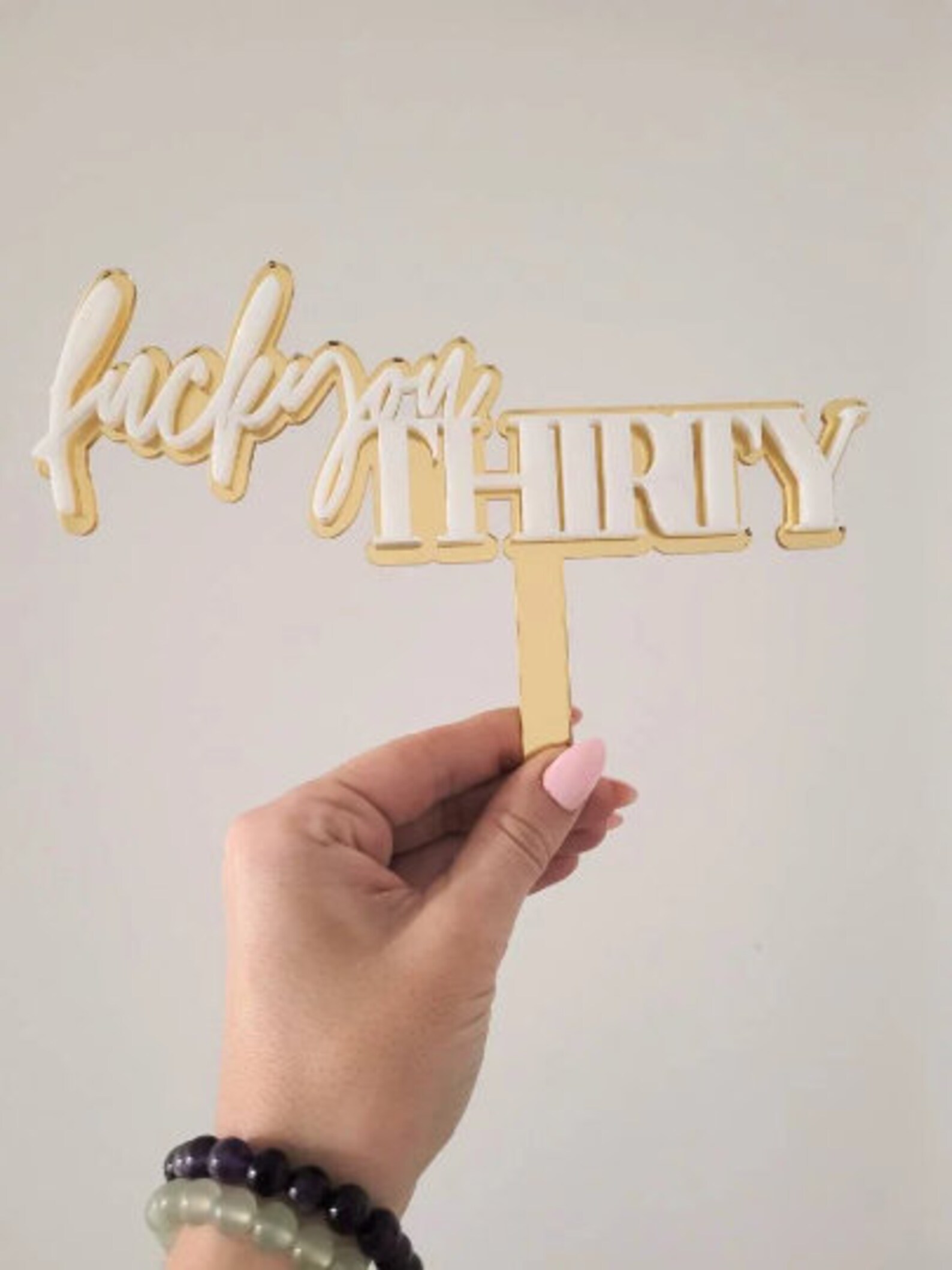 Double Layer Cake Topper, Funny Cake Topper, Custom Cake Topper, Modern ...