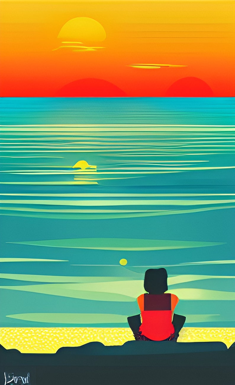 Retro Background, Retro Beach Background, Retro Beach Sunset Background ...