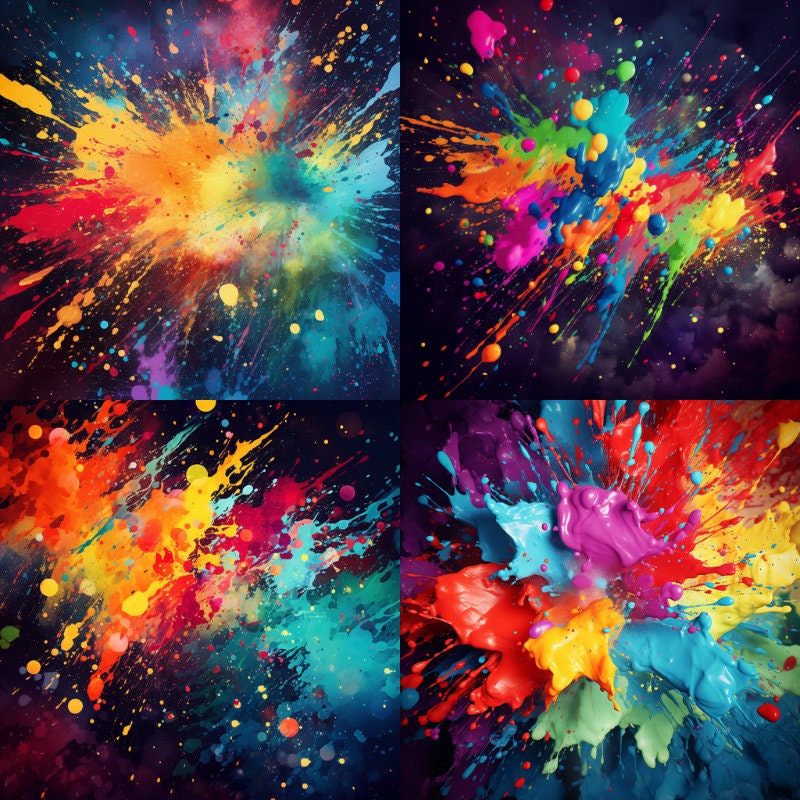 Paint Splatter Background, Paint Splatter Sports Background, Paint ...