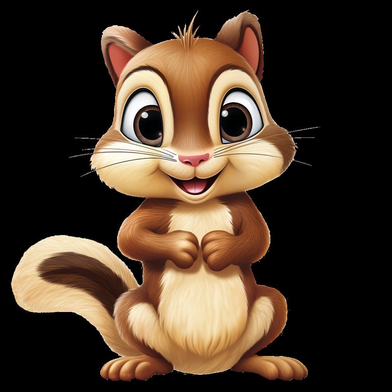 Woodland Animals Clipart Transparent Background PNG - Etsy