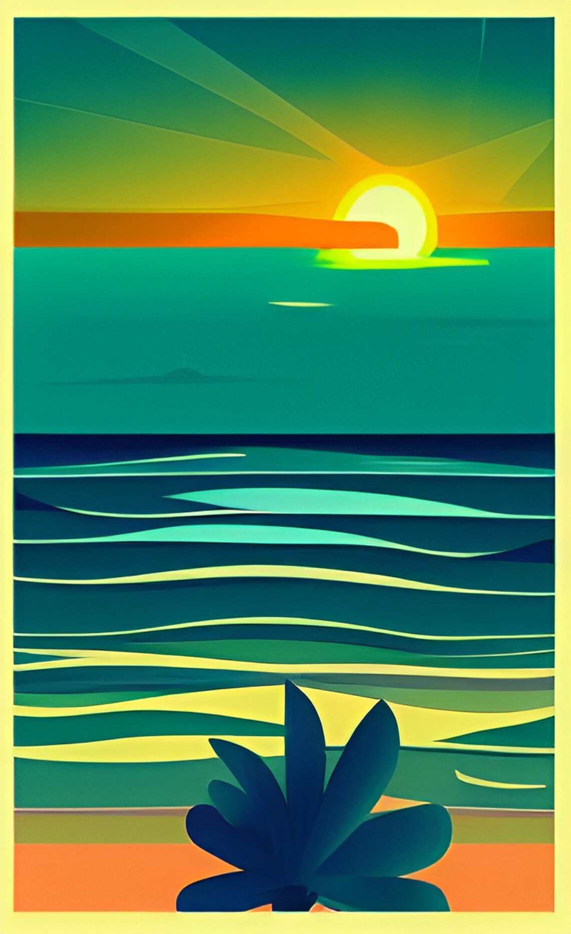 Retro Background, Retro Beach Background, Retro Beach Sunset Background ...