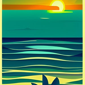 Retro Background, Retro Beach Background, Retro Beach Sunset Background ...